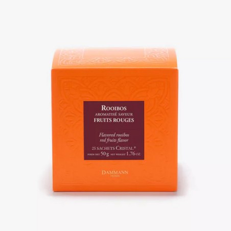 Rooibos Fruits Rouges - Boîte 25 sachets cristal Dammann