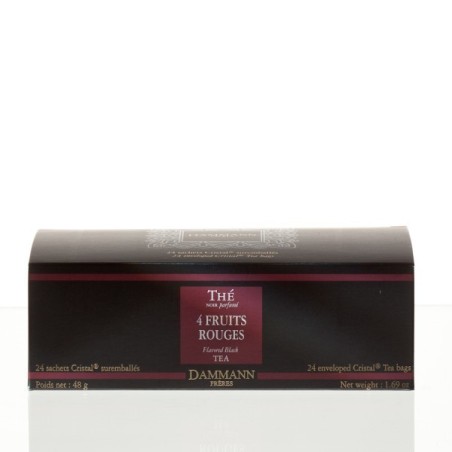 Quatre Fruits Rouges - 24 sachets Cristal suremballés Dammann