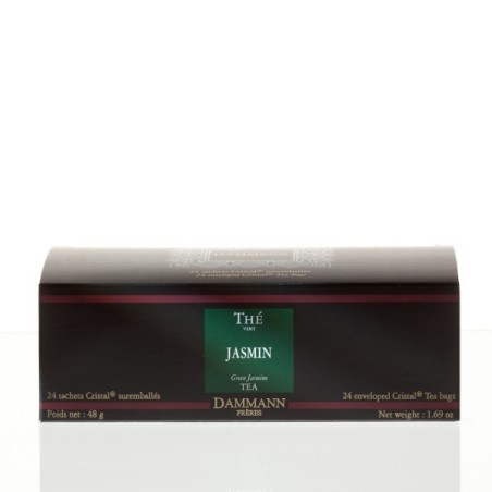 Thé Vert Jasmin - 24 sachets Cristal suremballés Dammann